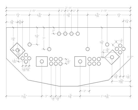 Arcade Cabinet Plans For Mame Cabinet 4 Player Control Panel Plans