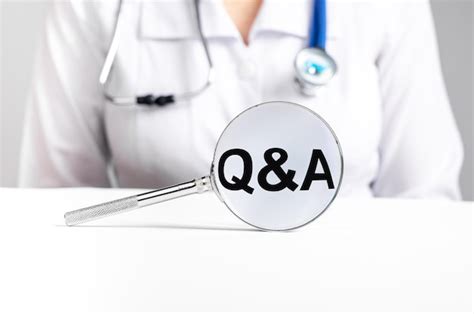 premium photo q and a medical questions answers faq concept