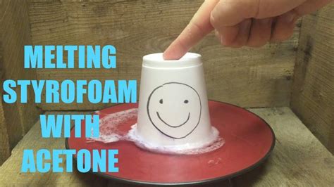 Dissolving Styrofoam Cups In Acetone Styrofoam Cups Styrofoam Acetone