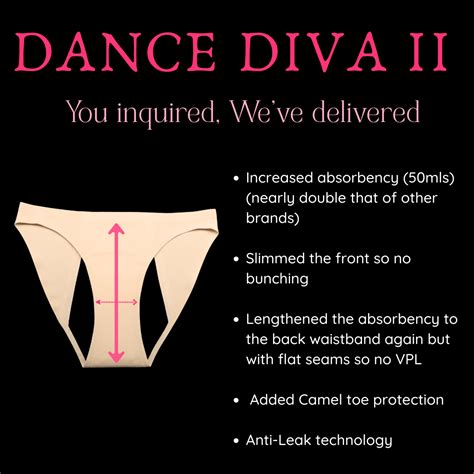 Dance Diva Ii Period Underwear Ultra Heavy For Tweens And Teens