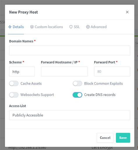 Add Dns Records When Proxy Is Added · Issue 2135 · Nginxproxymanagernginx Proxy Manager · Github