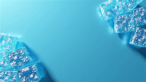 3d 그림밝은 파란색 배경에 여러 얼음 조각의 배경 이미지 차갑고 멋진 이미지 0명에 대한 스톡 사진 및 기타 이미지 Istock