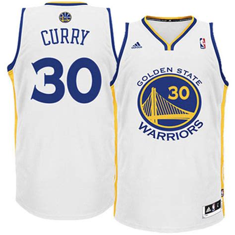 Youth Golden State Warriors 30 Stephen Curry White Home Jersey