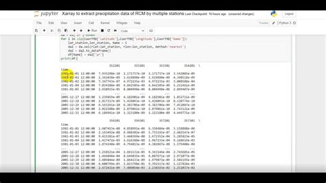 Part Two Xarray Package To Extract Rcm Weather Data With Multiple
