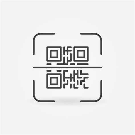 QR Code Scan Linear Vector Concept Icon Vector Art At Vecteezy
