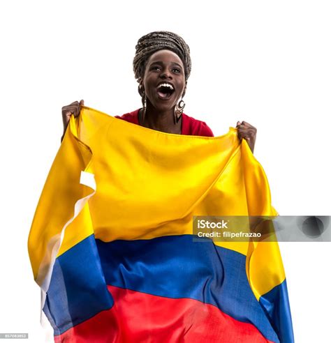 국기와 함께 축 하 하는 콜롬비아 에콰도르 베네수엘라 팬 콜롬비아 국기에 대한 스톡 사진 및 기타 이미지 콜롬비아 국기