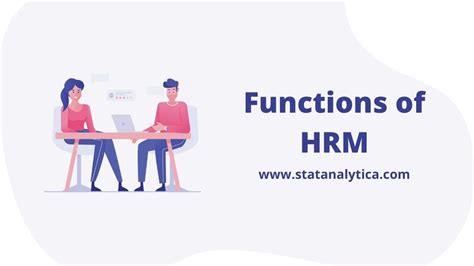 Functions Of Hrm The Best And Top Most Hrm Functions Statanalytica