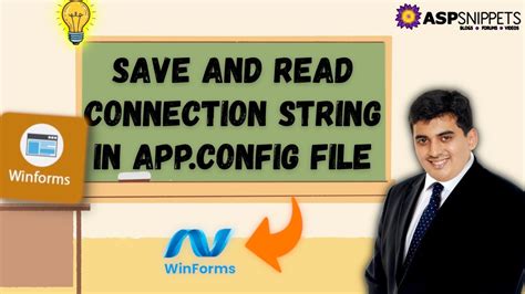 Save And Read Connection String In App Config File YouTube