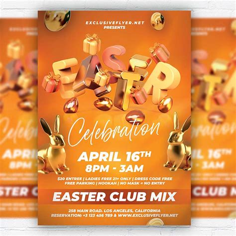 Download Easter Bash Flyer Psd Template Exclusiveflyer