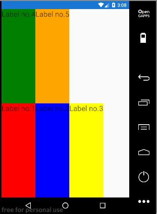 Xamarin Forms Apresentando O FlexLayout