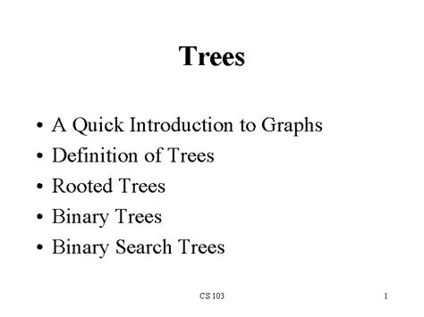 Trees A Quick Introduction To Graphs Definition Of
