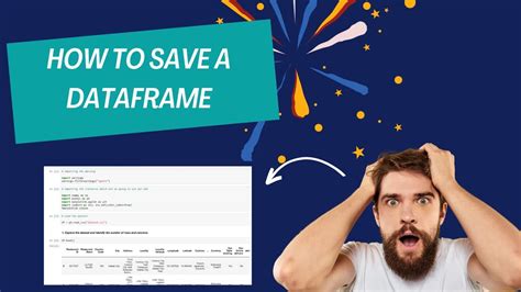 How To Save A Dataframe YouTube