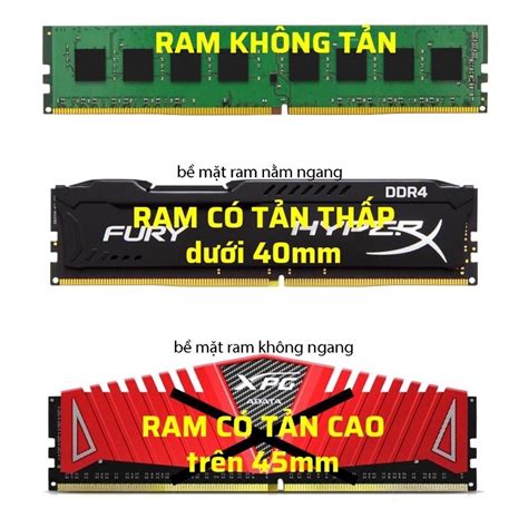 mua Ốp tản nhiệt ram sài Đc dr2 ddr3 ddr4 ram thường and ram tản jach cắm
