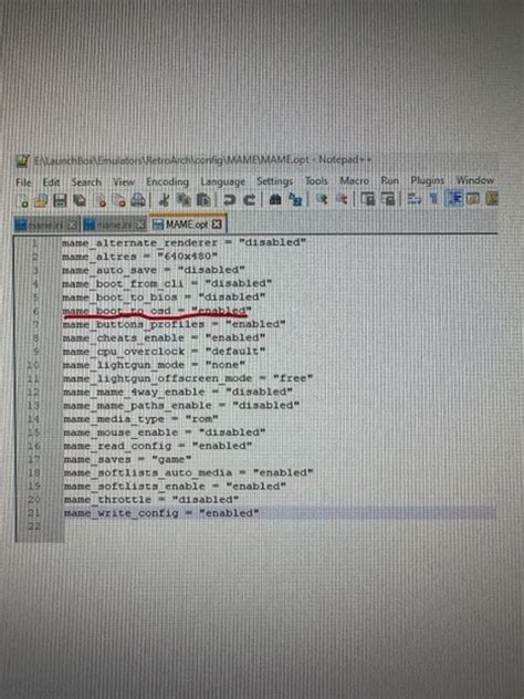 Missing Save Config Option For MAME Current Core General Libretro Forums