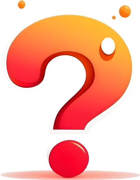 Ai Generated Question Mark Cartoon 35093602 Png