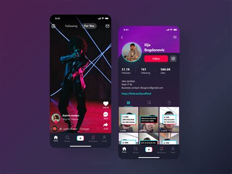 TikTok App Redesign By Ilija On Dribbble