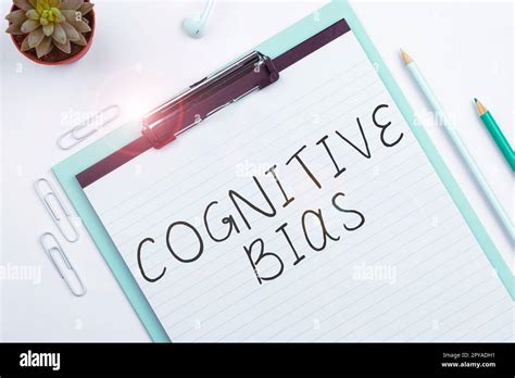Conceptual Display Cognitive Bias Word For Psychological Treatment For