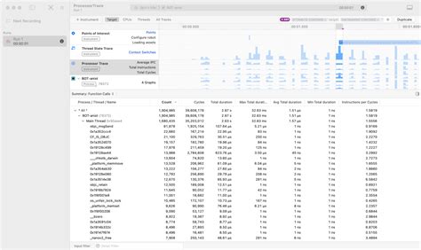Analyzing Cpu Usage With The Processor Trace Instrument Apple