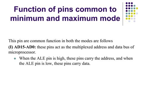 Pin Digram Of 8086 Pptx