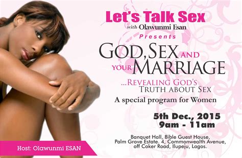 Let S Talk About Sex Family Nigeria