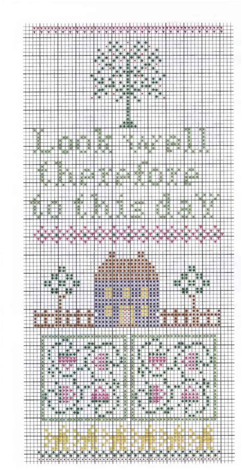 Our Home Amongst The Trees Cross Stitch Design Free Cross Stitch Patterns