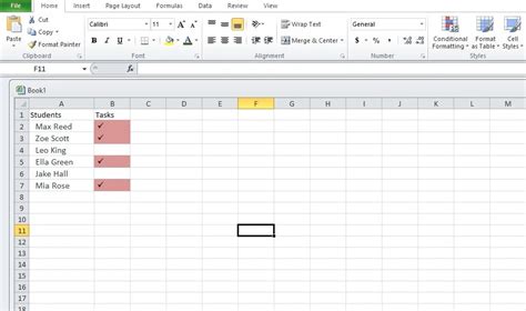 How To Insert Check Mark Tick Symbol In Excel Spreadsheets Expert