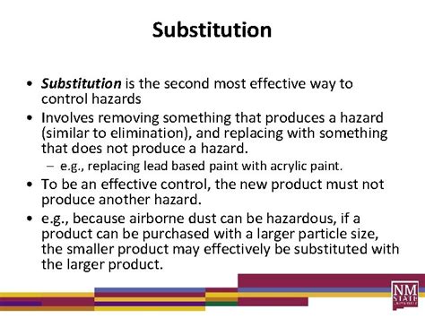 Hierarchy Of Hazard Control Nmsu Chemical Engineering July