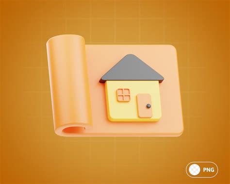 Premium Psd Blueprint 3d Illustration