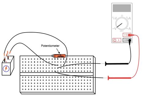 Dc Lab Potentiometer Voltage Divider Dc Circuit Projects Electronics Textbook