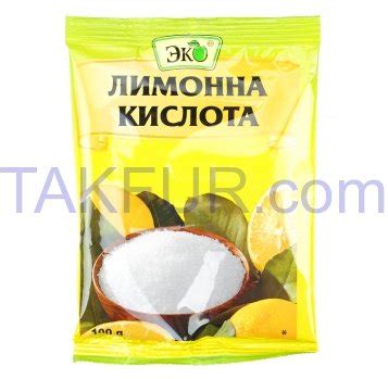 Кислота лимонная Эко пищевая 100г купить онлайн с доставкой в офис или ...