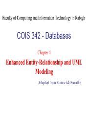 Enhanced ER Modeling Concepts And Techniques For Databases Course Hero