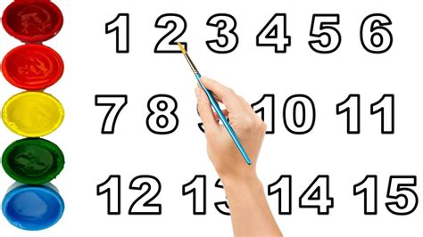 123456 Counting Numbers Write And Read Numbers 123 Learning For