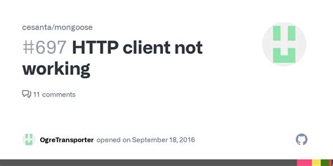 Client Not Working · Issue 697 · Cesanta Mongoose · Github