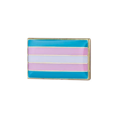Transgender Trans Enamel Pin Rainbow Republic Nz