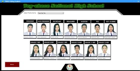 Automated Voting System For High School In C And Mysql