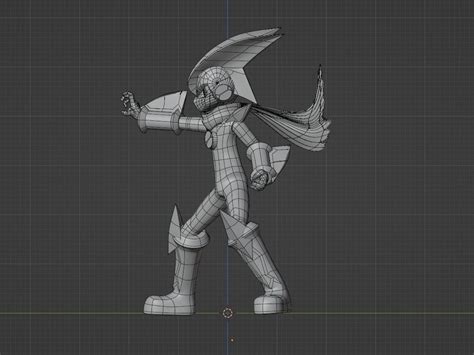 Bass Cross Megaman Megaman Battle Network 3d Model Rigged Cgtrader