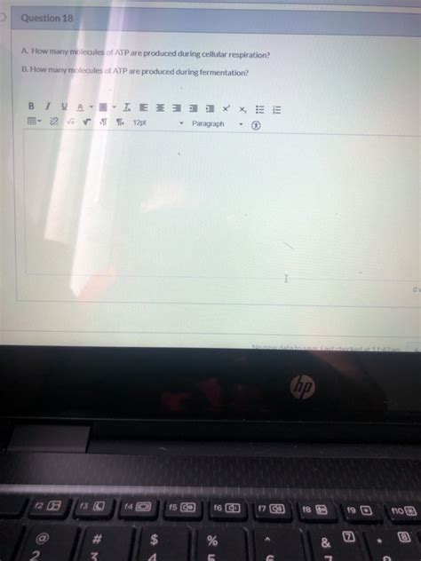 Solved Question 18 A How Many Molecules Of ATP Are Produced Chegg Com