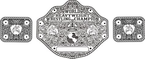 Wrestling Belt Line Art Help Urgent Coreldraw X7 Coreldraw