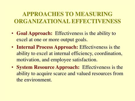 Ppt Organizational Effectiveness Powerpoint Presentation Free Download Id269998
