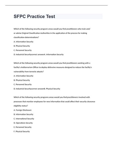 SpĒd Sfpc All Areas Exam 2025 Complete Certification Prep With Verified Questions