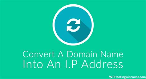 How To Convert Domain Name Into I P Address Vice Versa