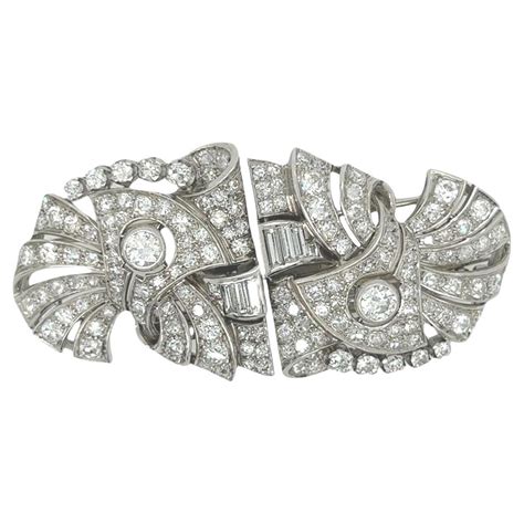 Graff Platinum And Diamond Bow Clip Brooch At 1stdibs Graff Ribbon