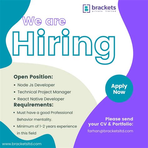 Hafiz Farhan On Linkedin Brackets Hiringimmediately Recruitment