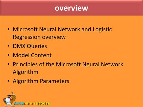 Ms Sql Servermicrosoft Neural Network And Logistic Regression Ppt