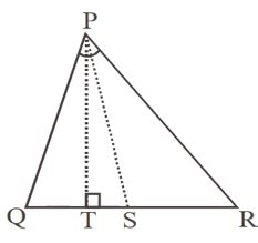 In Figure PS Is The Bisector Of Angle Mathrm QPR And Mathrm PT Per