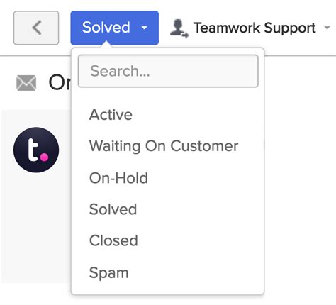 Understanding Ticket Statuses Teamwork Desk Support
