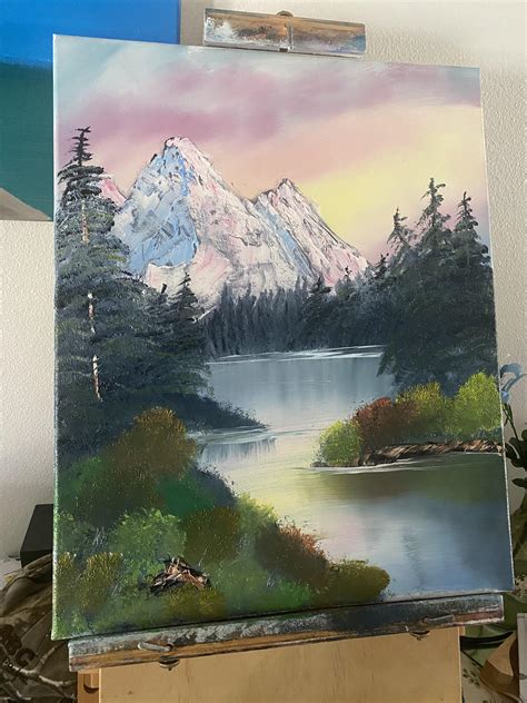 Peaceful Reflections Bob Ross R Happytrees