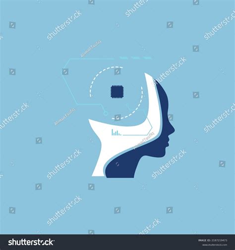 Fusion Human Artificial Intelligence Stock Vector Royalty Free