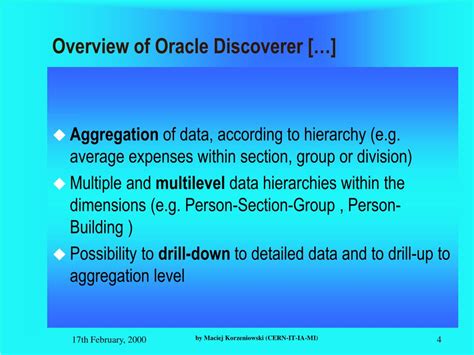 Ppt Oracle Discoverer 3 1 Product Presentation Powerpoint Presentation Id 264243