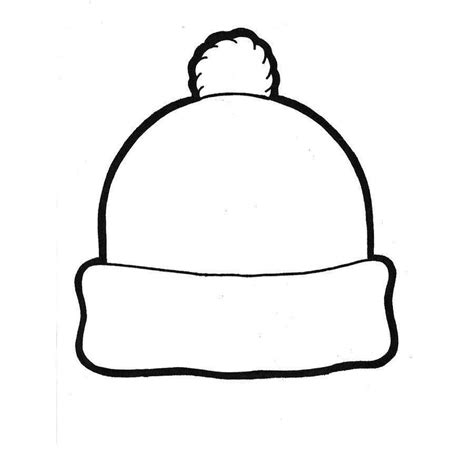 Раскраски Шапка 70 фото